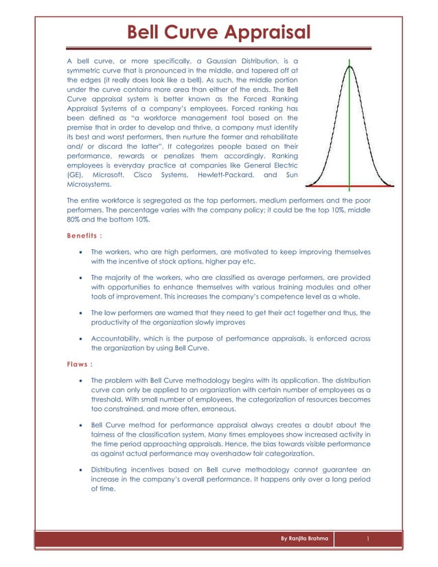 Bell Curve Appraisal Pdf Computer Software And Applications Computing