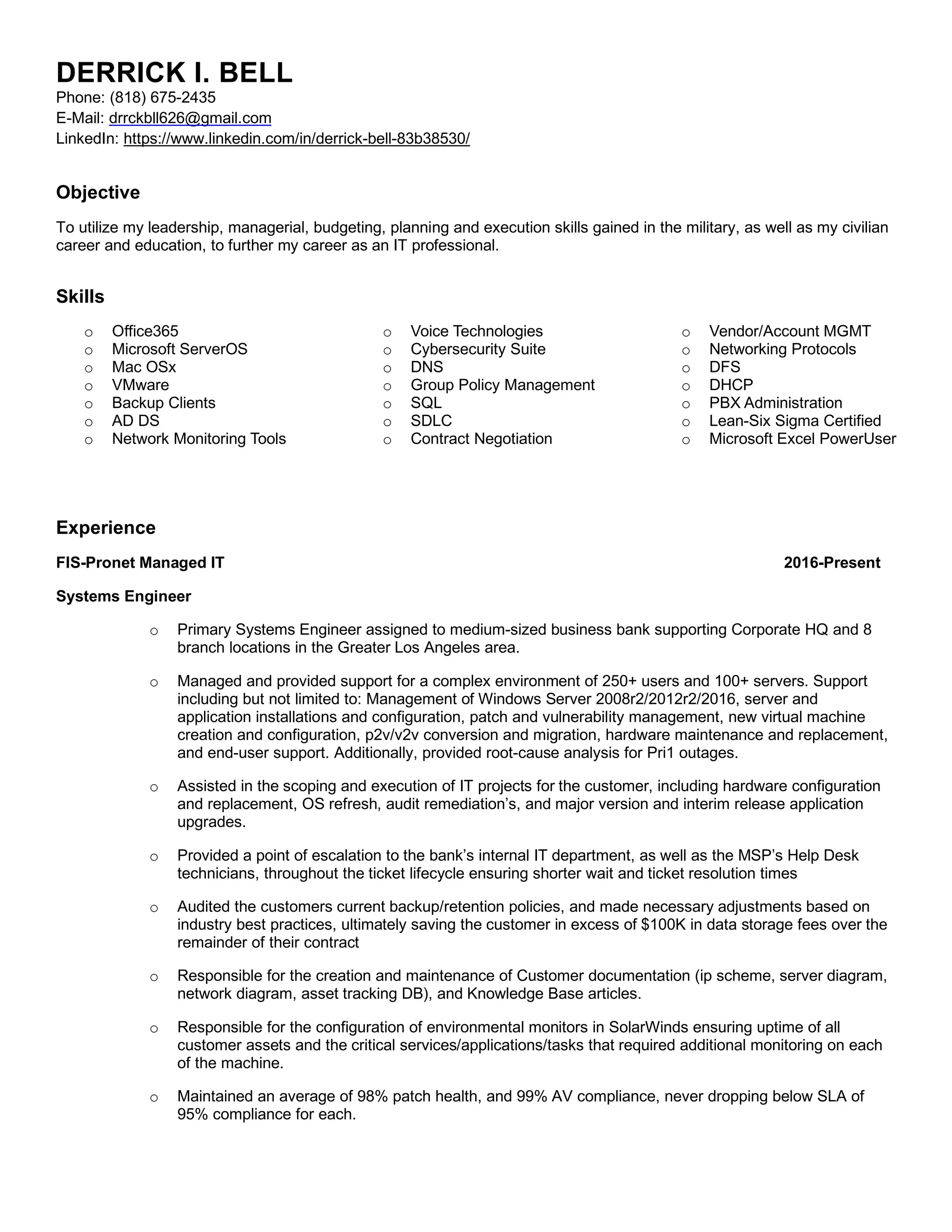 Bell, Derrick resume pdf | PDF