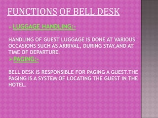 Bell desk | PPTX