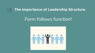 Leadership Structure: It's Okay to Change It Up! Workshop | PPT