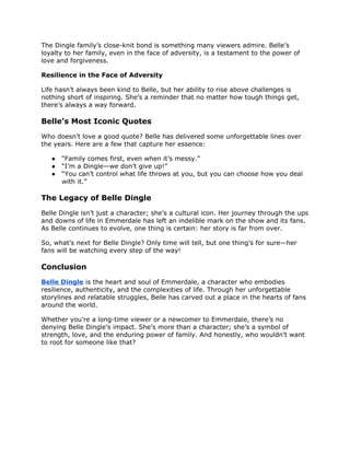 Belle Dingle_ The Heart and Soul of Emmerdale’s Charm.docx