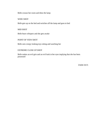 Belle Screenplay | RTF