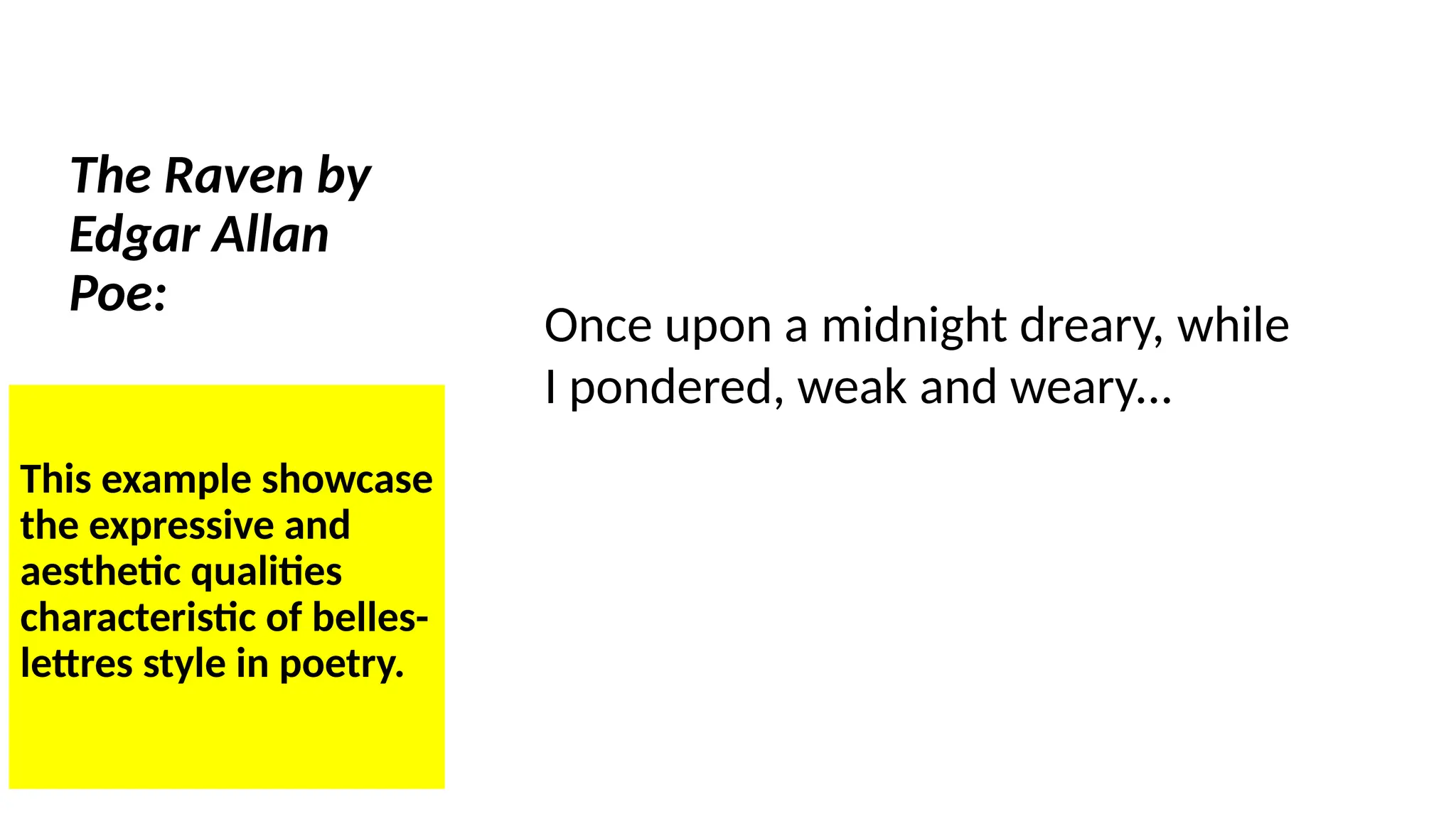 Belles-lettres., English stylistic presentation pptx | PPTX