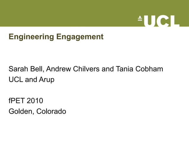 Engineering engagement | PPT
