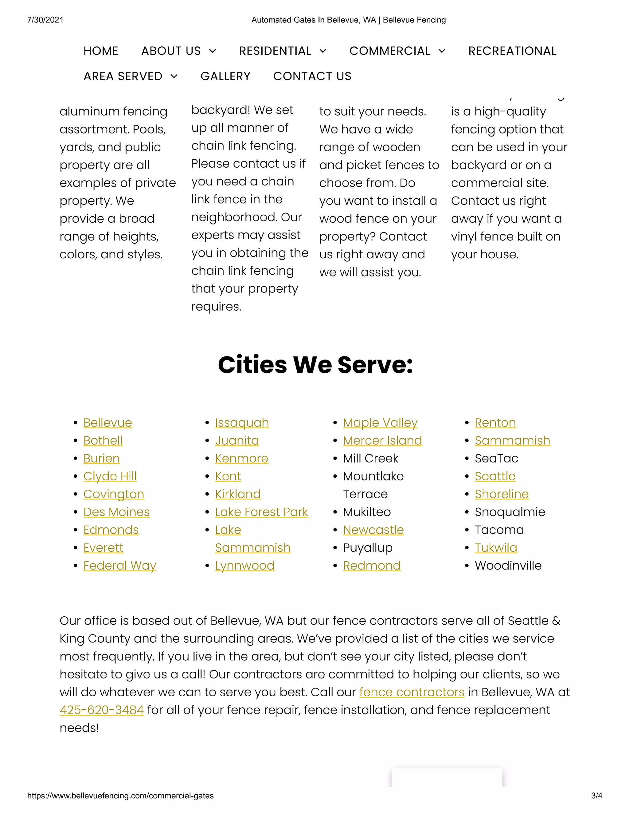 Chain link fence seattle | PDF