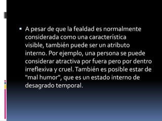 Belleza y fealdad | PPTX