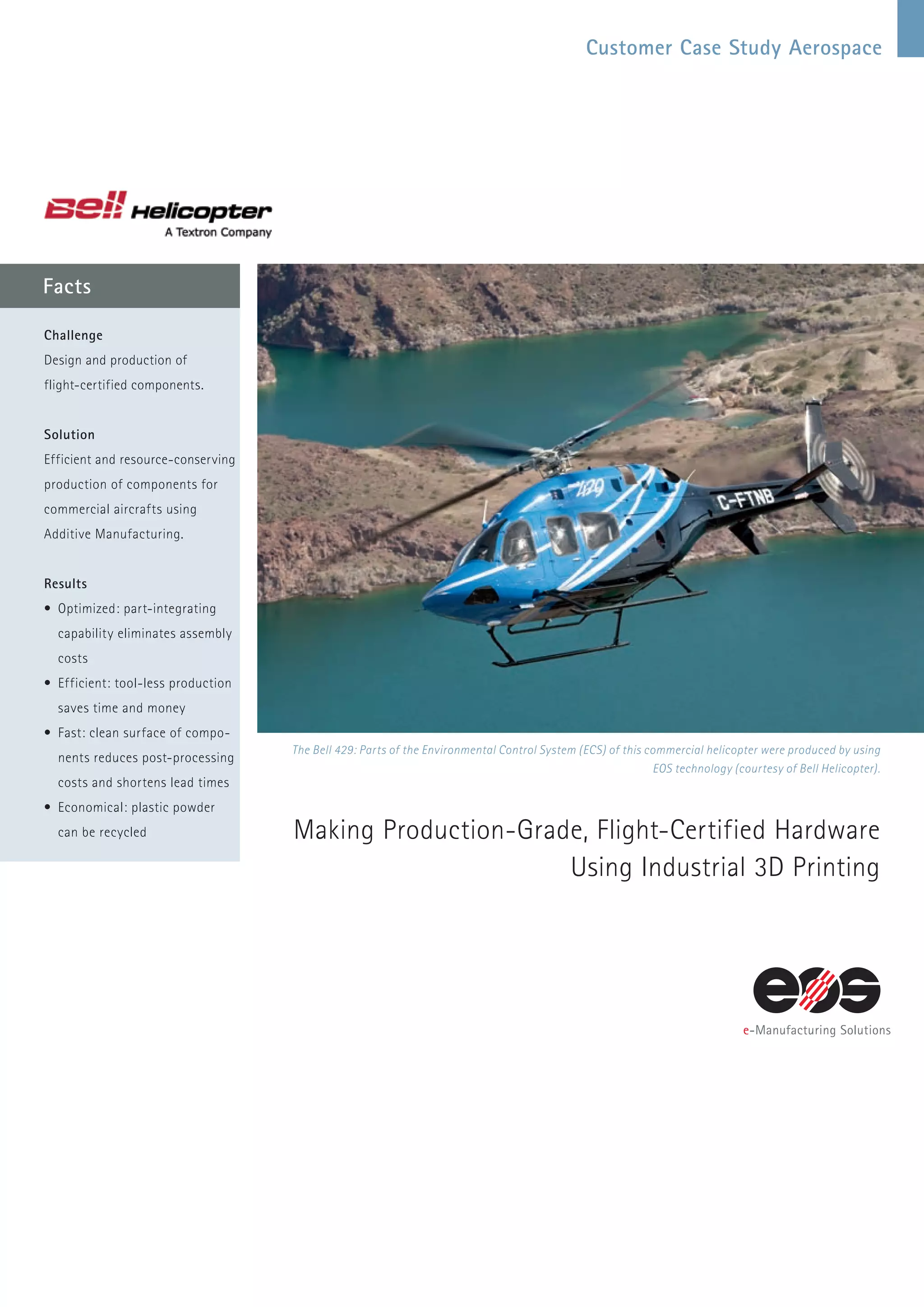 Bell Helicopter makes production grade flight certified hardware via ...