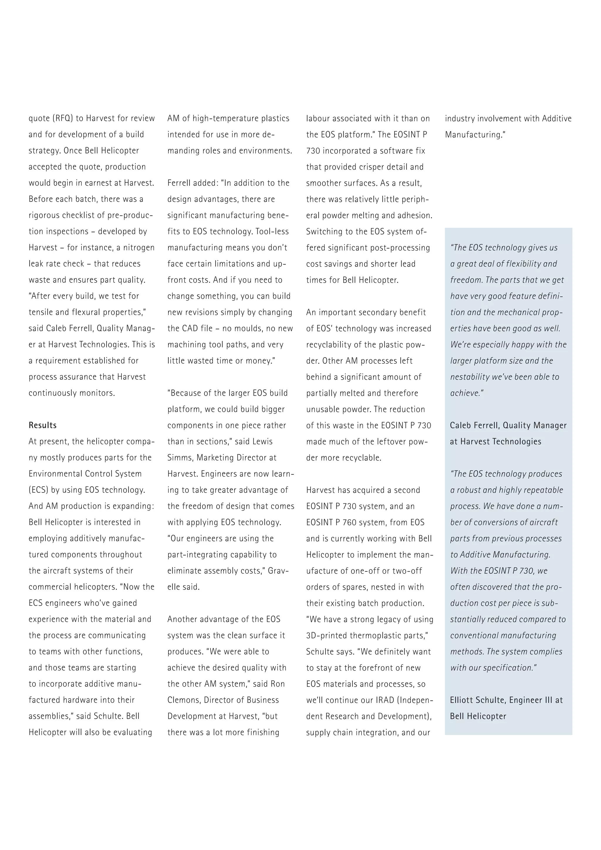 Bell Helicopter makes production grade flight certified hardware via ...