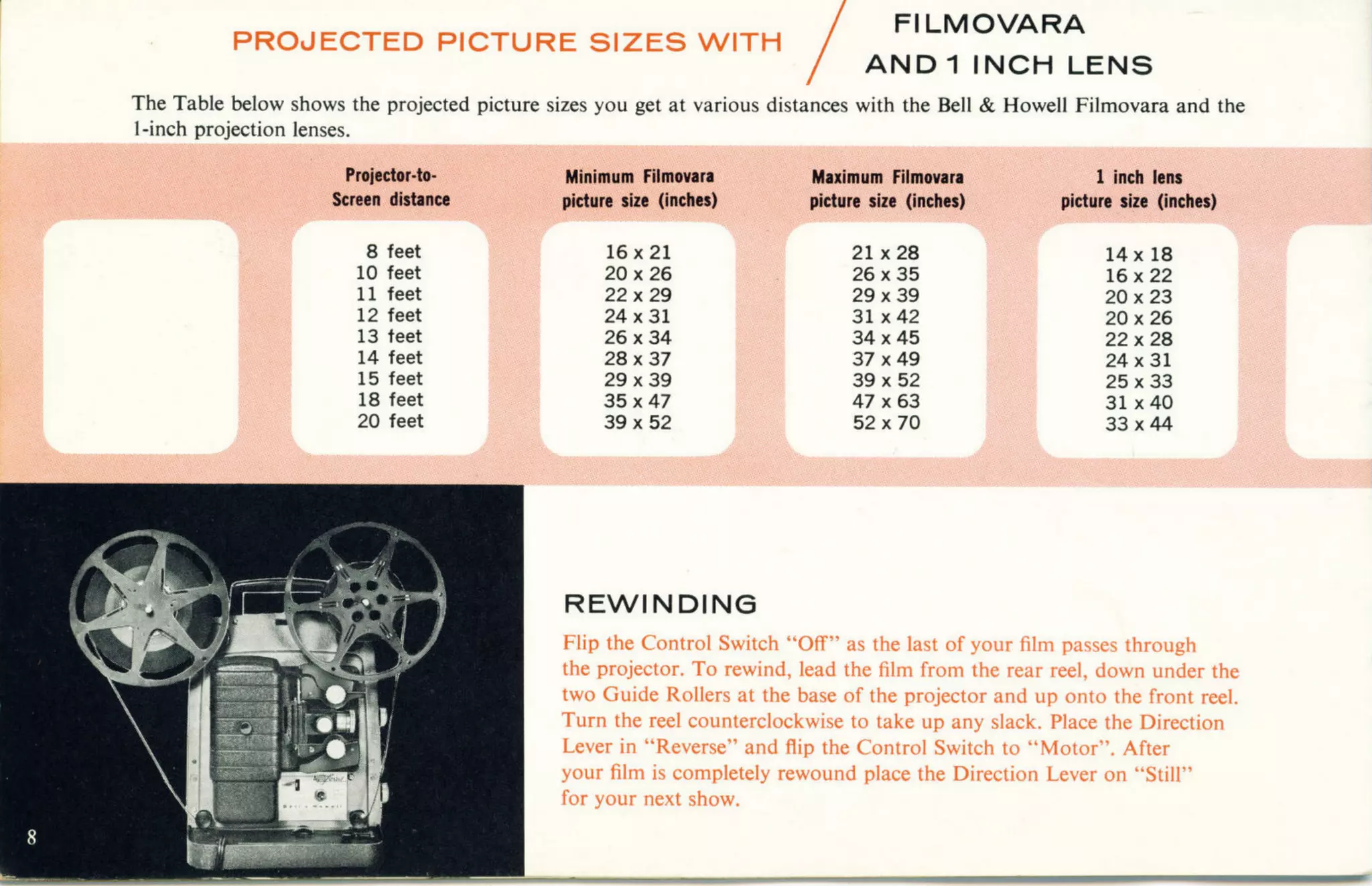 Bell & howell autoload 8mm projector user manual_english | PDF