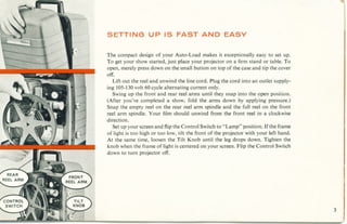 Bell & howell autoload 8mm projector user manual_english | PDF