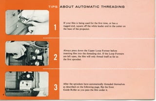 Bell & howell autoload 8mm projector user manual_english | PDF