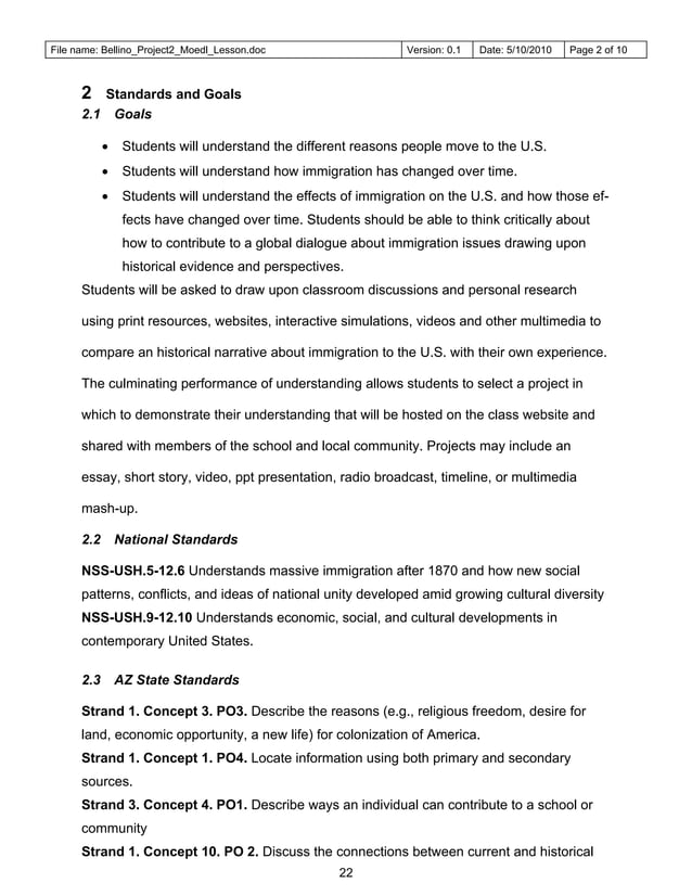 T560 Model UDL Lesson Annotation | PDF