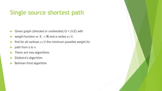 Bellman ford Algorithm | PPTX