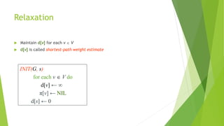 Bellman ford Algorithm | PPTX