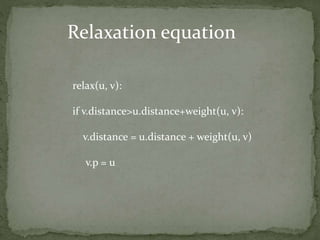Bellman ford algorithm | PPTX