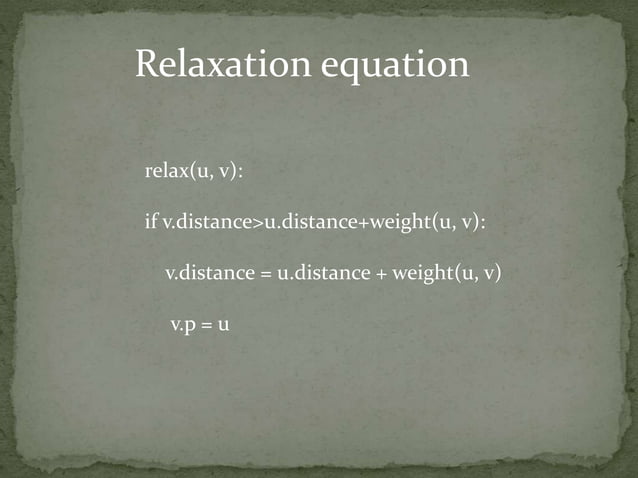 Bellman ford algorithm | PPTX