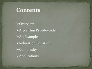 Bellman ford algorithm | PPTX