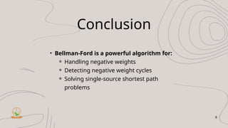 Bellman Fords Algorithm Presentation.pptx