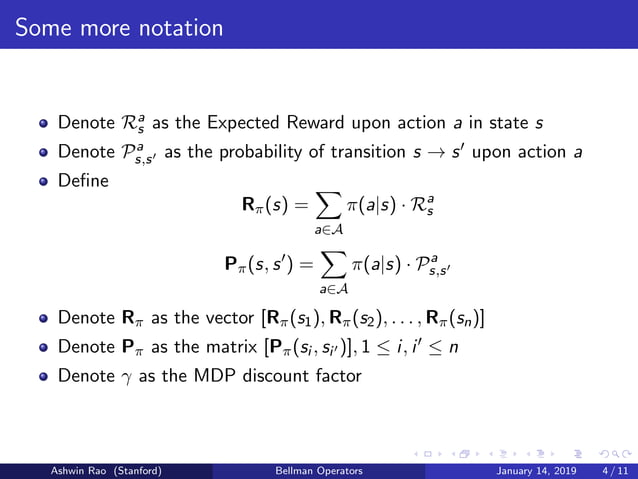 Understanding Dynamic Programming Through Bellman Operators Ppt