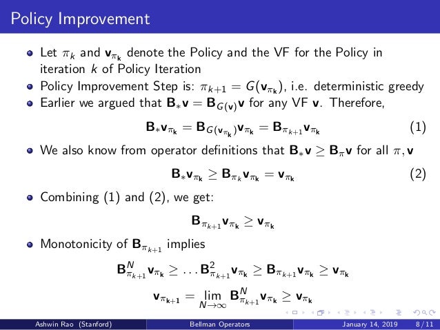 Understanding Dynamic Programming Through Bellman Operators