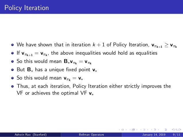 Understanding Dynamic Programming Through Bellman Operators