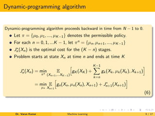 Role of Bellman's Equation in Reinforcement Learning | PDF