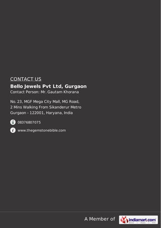 Bello jewels-pvt-ltd-gurgaon | PDF
