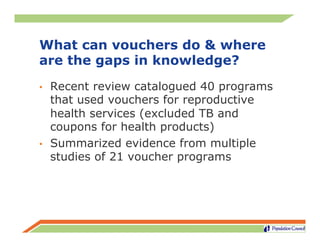Can vouchers help move health systems toward universal health coverage ...