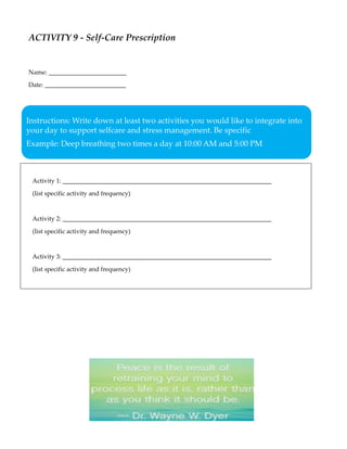 STRESS MANAGEMEMT WORKBOOK / MANUAL | PDF