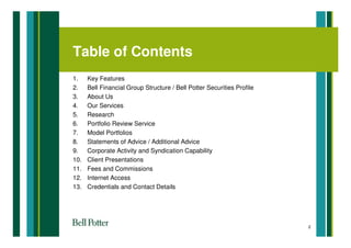 Bell Potter-To Whom It May Concern | PDF