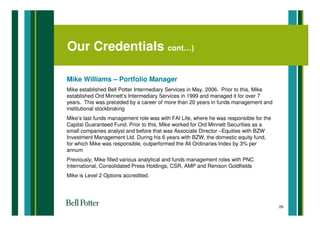 Bell Potter-To Whom It May Concern | PDF