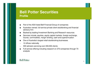 Bell Potter-To Whom It May Concern | PDF