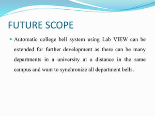AUTOMATIC BELL FOR COLLEGE | PPTX