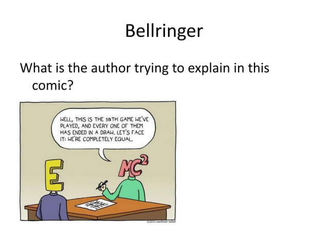 bell ringer | PPT