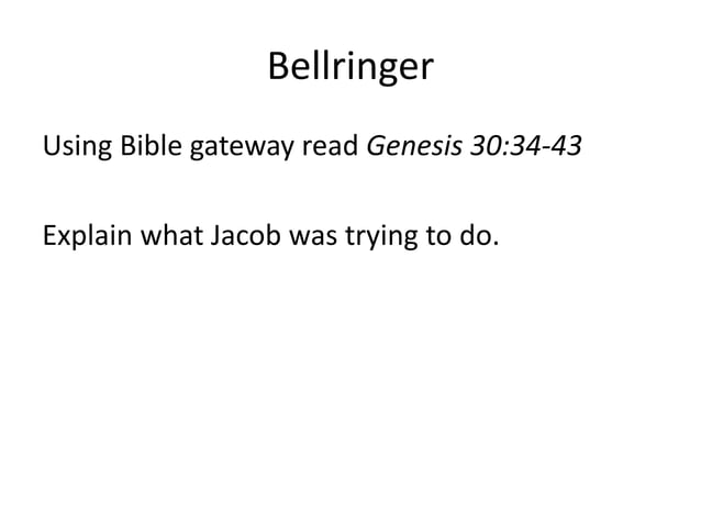 bell ringer | PPT