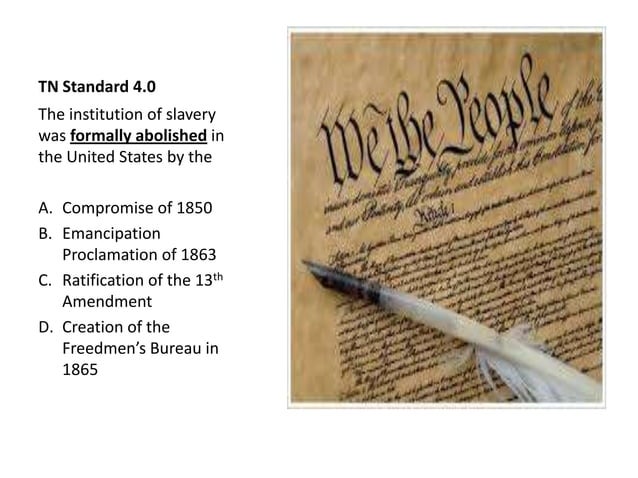 Bell ringers 6.1 for Reconstruction Era ( U. S. History) | PPTX