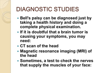 Bells palsy | PPTX
