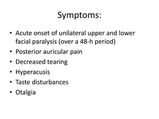 Bell’s palsy | PPT