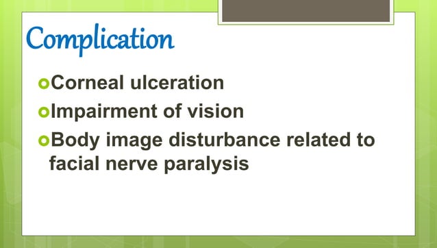 Bell's palsy | PPTX | Ear, Nose and Throat Conditions | Diseases and ...