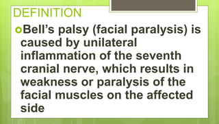 Bell's palsy | PPTX