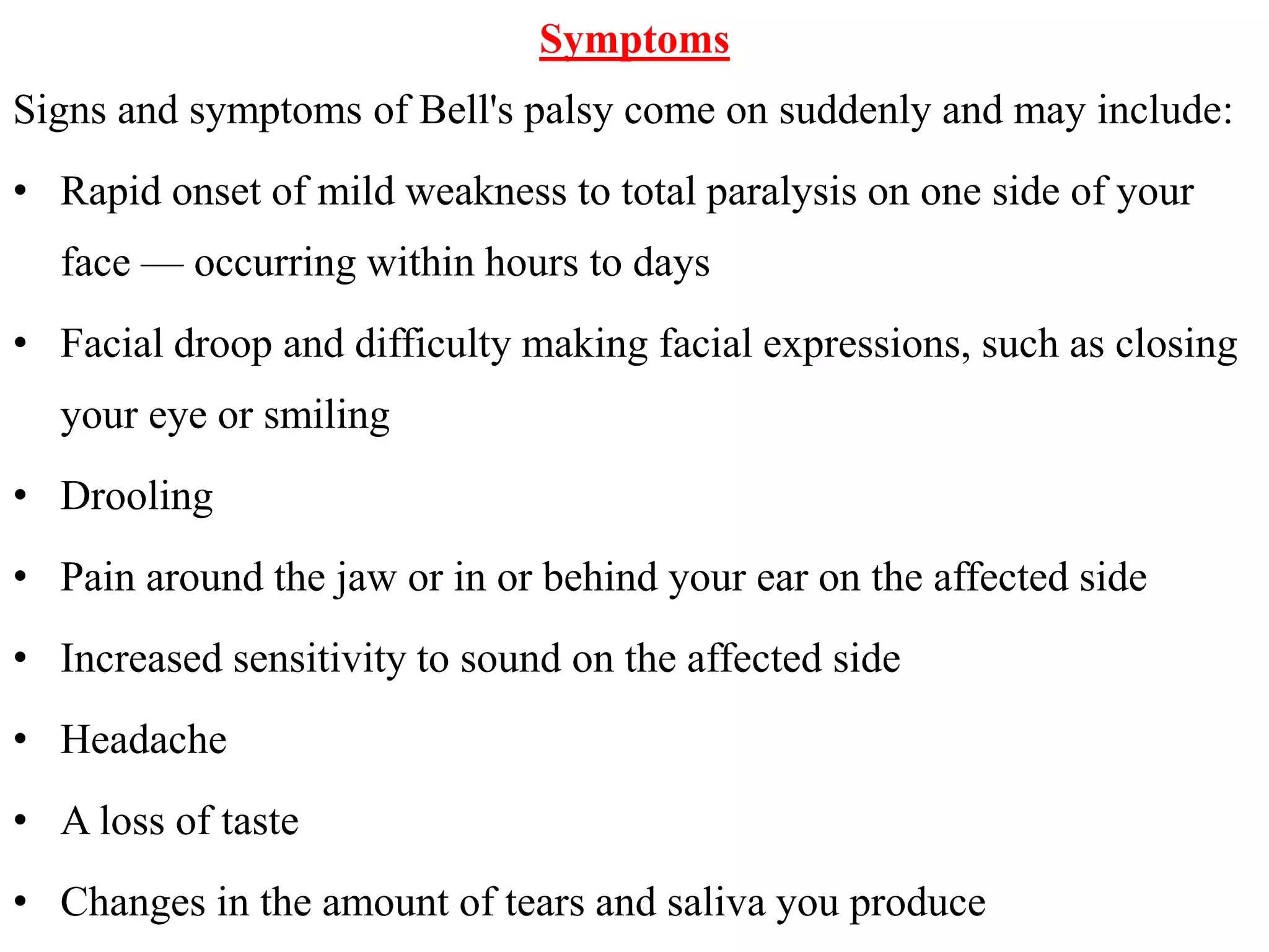 Bells palsy | PPTX