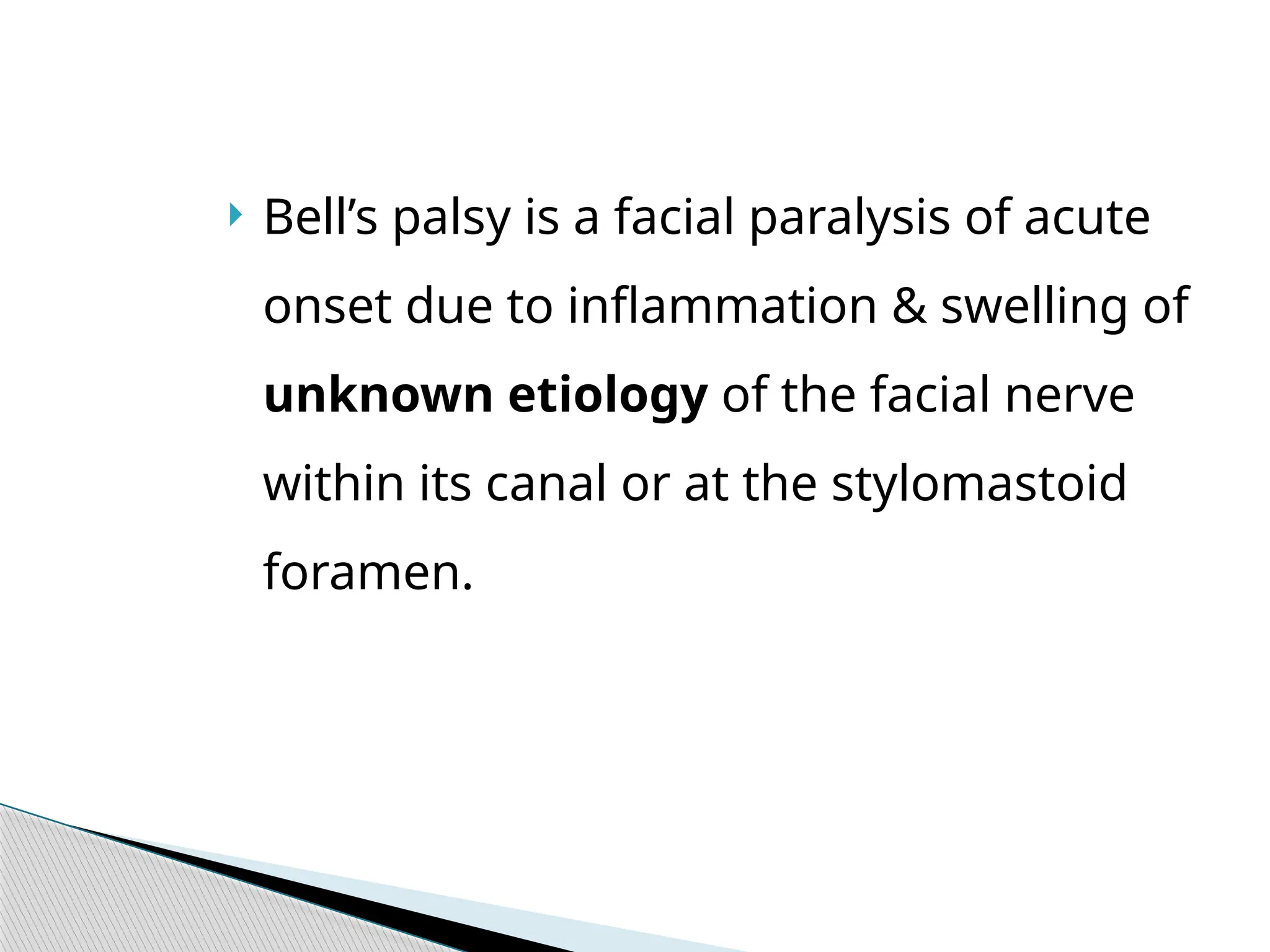 BELL’S PALSY for final year students.pptx
