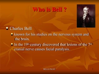 bells palsy signs, symptoms and management | PPTX