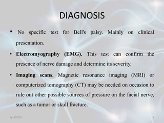 PHYSIOTHERAPY TREATMENT FOR BELL'S PALSY | PPTX