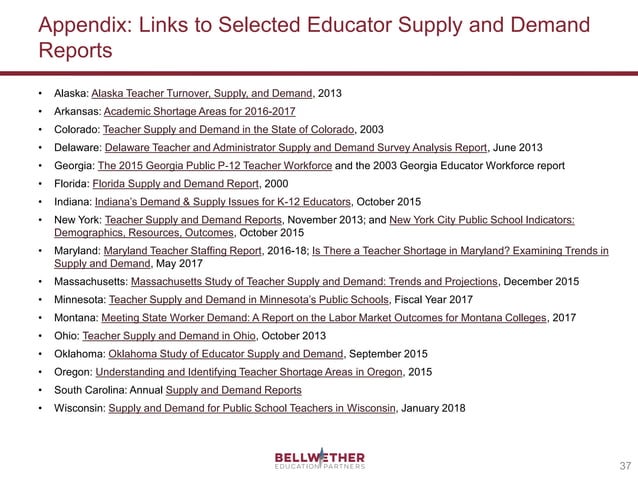 Teacher Supply and Demand: How States Track Shortage Areas | PDF