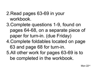 Bellwork Week 1 | PPT