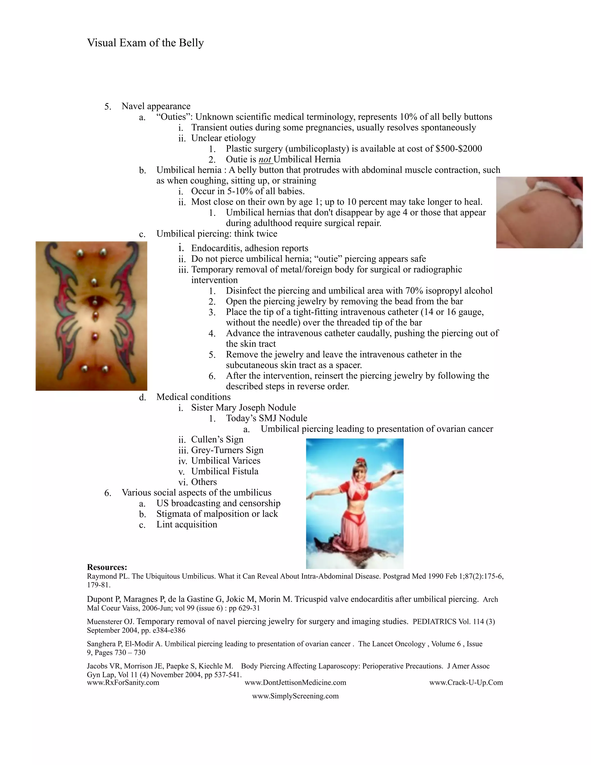 Belly Button CSGNA 2016 | PDF