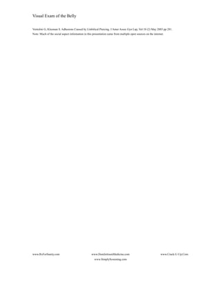 Belly Button CSGNA 2016 | PDF