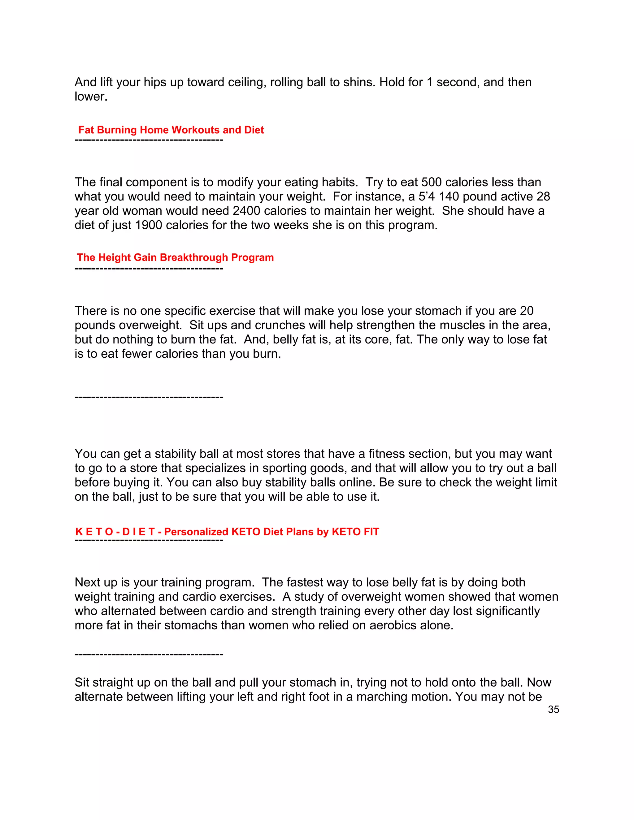 Belly fat free-converted | PDF