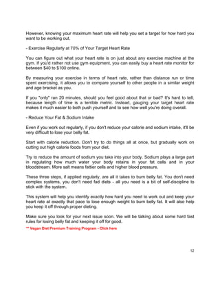 Belly fat free-converted | PDF